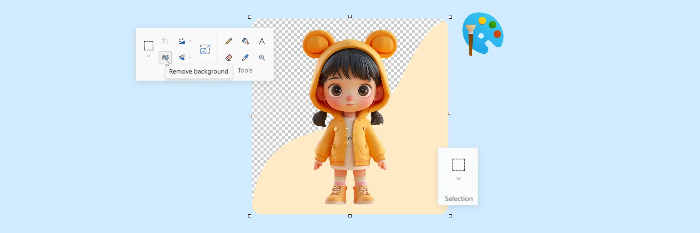 How to make a background transparent in MS Paint and Paint 3D | Photoroom